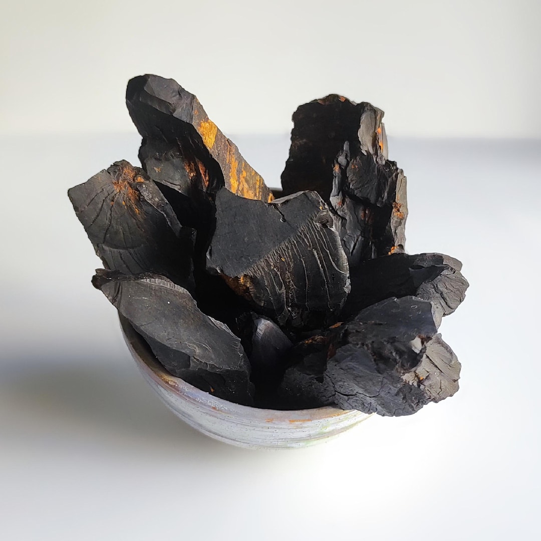 Loose Raw Jet, Rough Jet Stone Nuggets, Lot of Handful of Jais, Natural ...