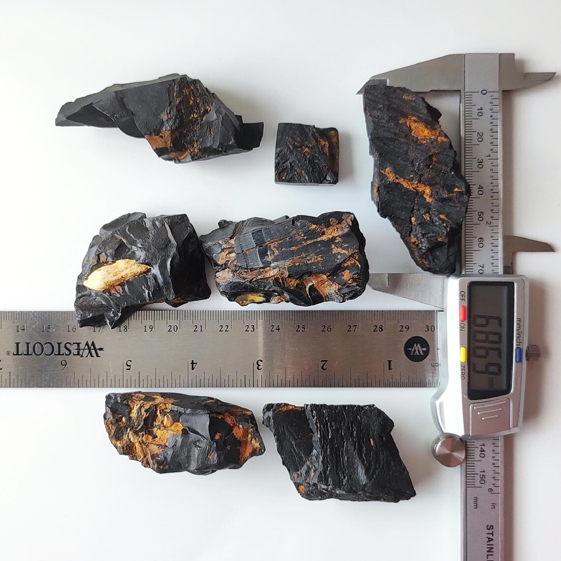 Rough Jet, Large Raw Jet, Rare Specimen of Natural Jet Spain, Healing ...