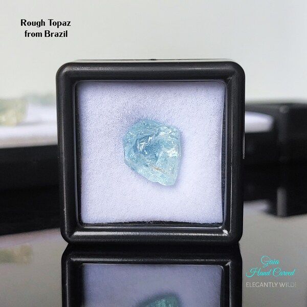 Rough Blue Topaz - Etsy