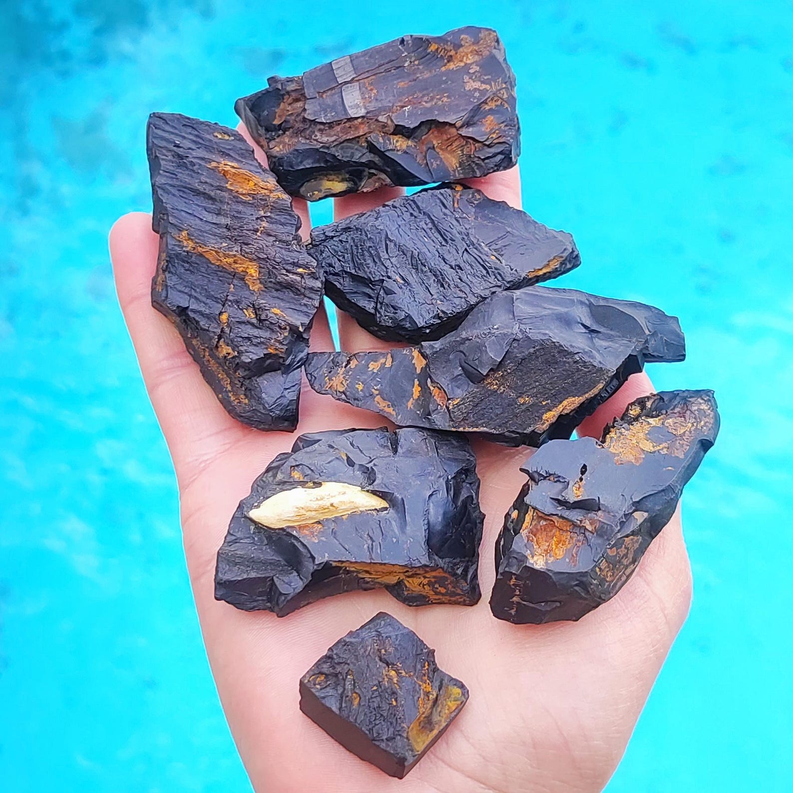 Rough Jet, Large Raw Jet, Rare Specimen of Natural Jet Spain, Healing ...