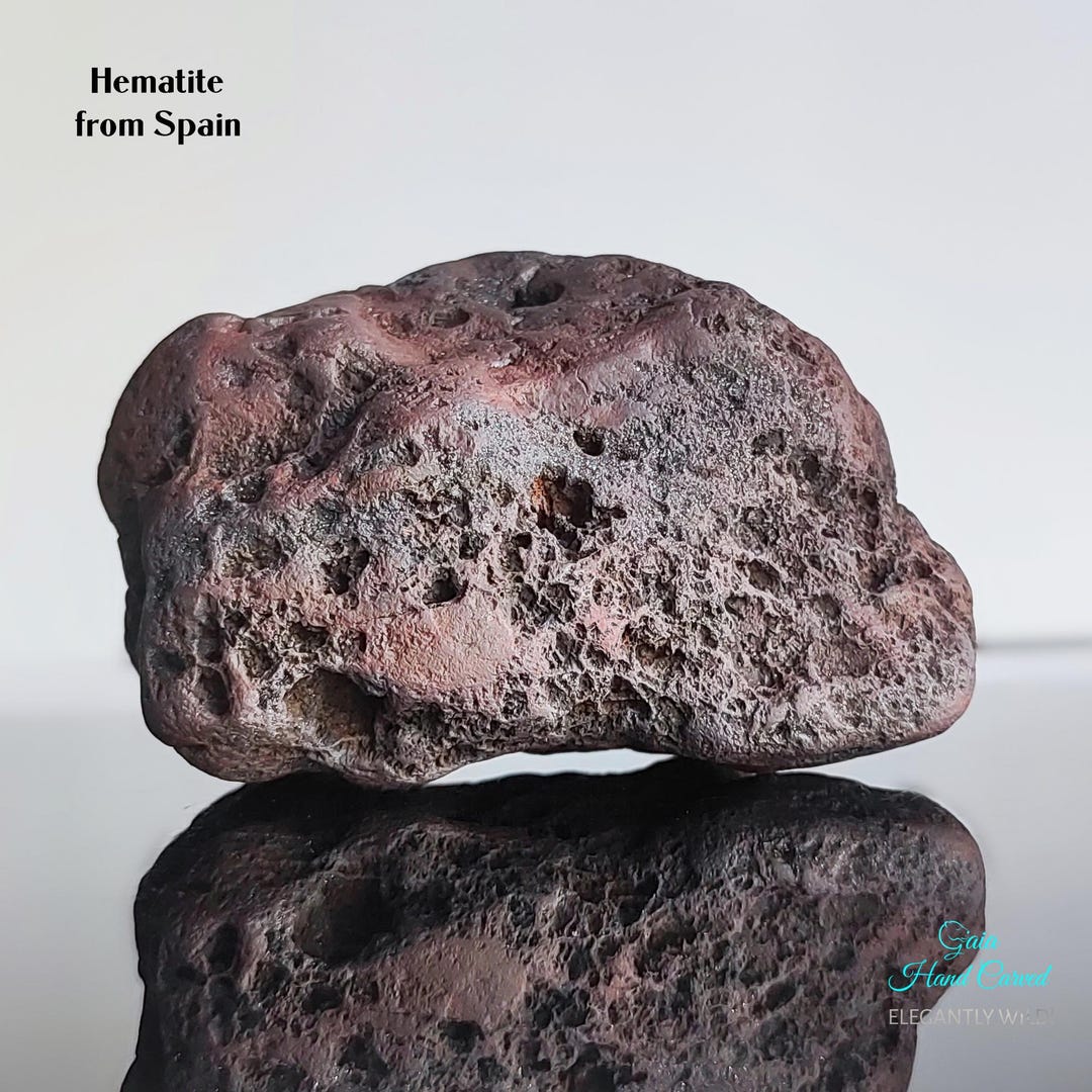 Large Raw Natural Hematite, Chunky Rough Hematite, Oligist Specimen Stone for Collection Mineral ...