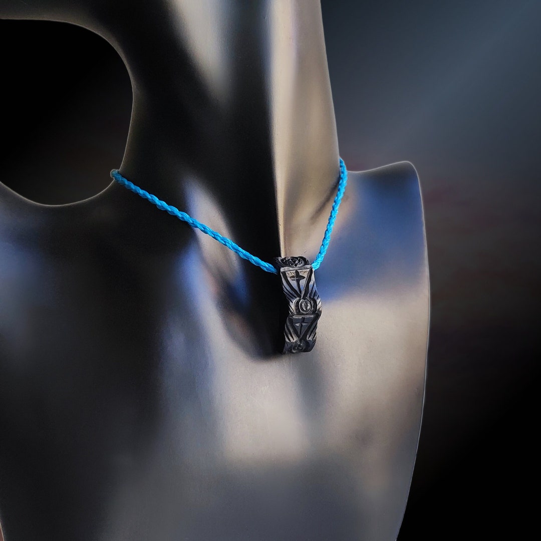 Guatemalan Black Jadeite Jade Pendant, Hand-carved Cross Religious ...