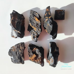 Rough Jet, Large Raw Jet, Rare Specimen of Natural Jet Spain, Healing ...