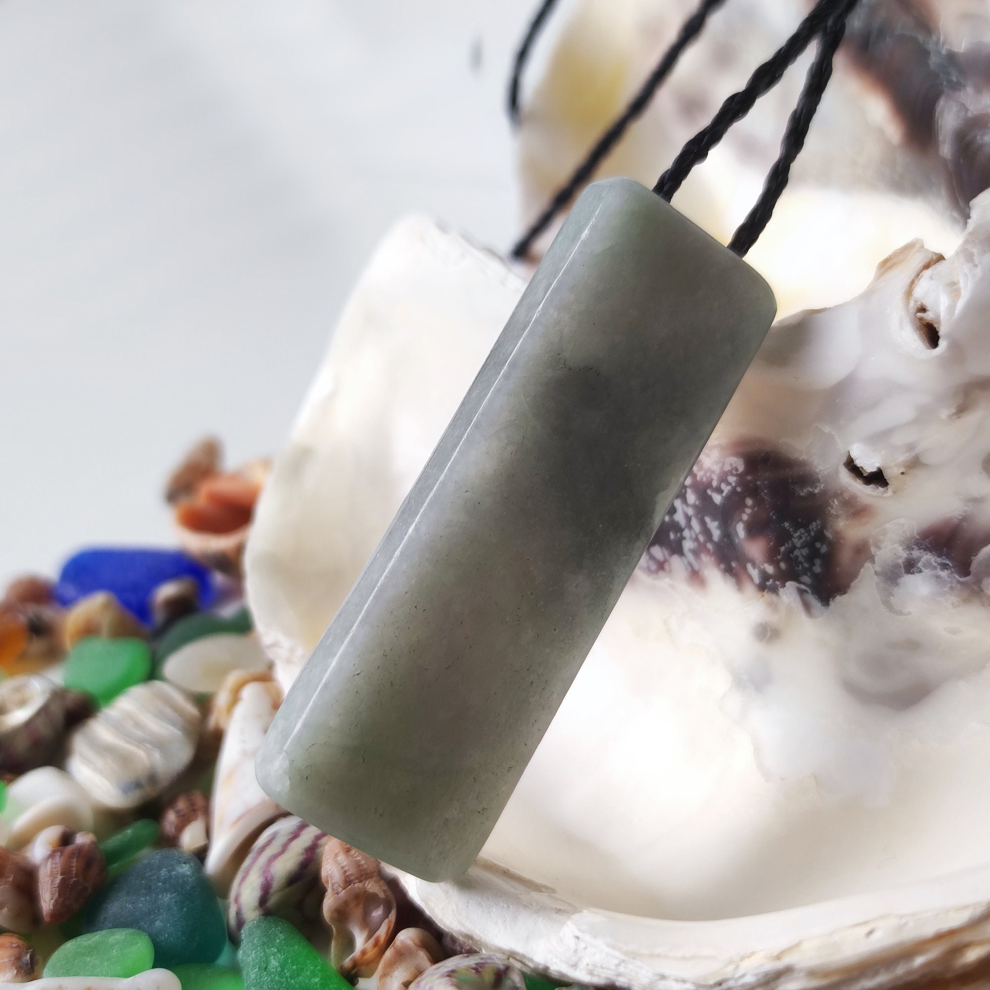 Maori Style Toki Jade Pendant, Hand-carved Guatemalan Jade Jadeite ...
