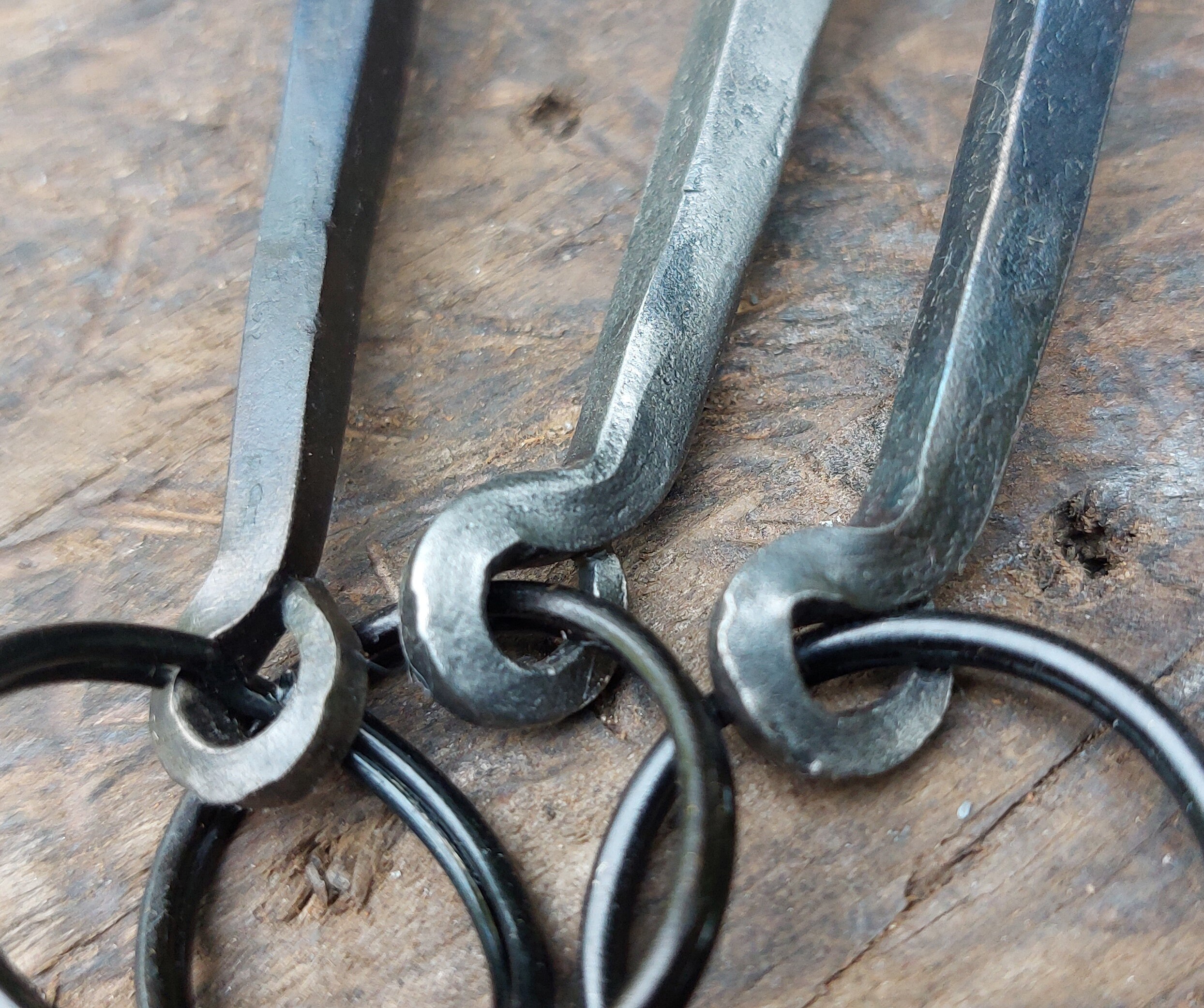 Hand Forged Nail Key Ring Ideal Gift for Folks Who Like Nails Original ...