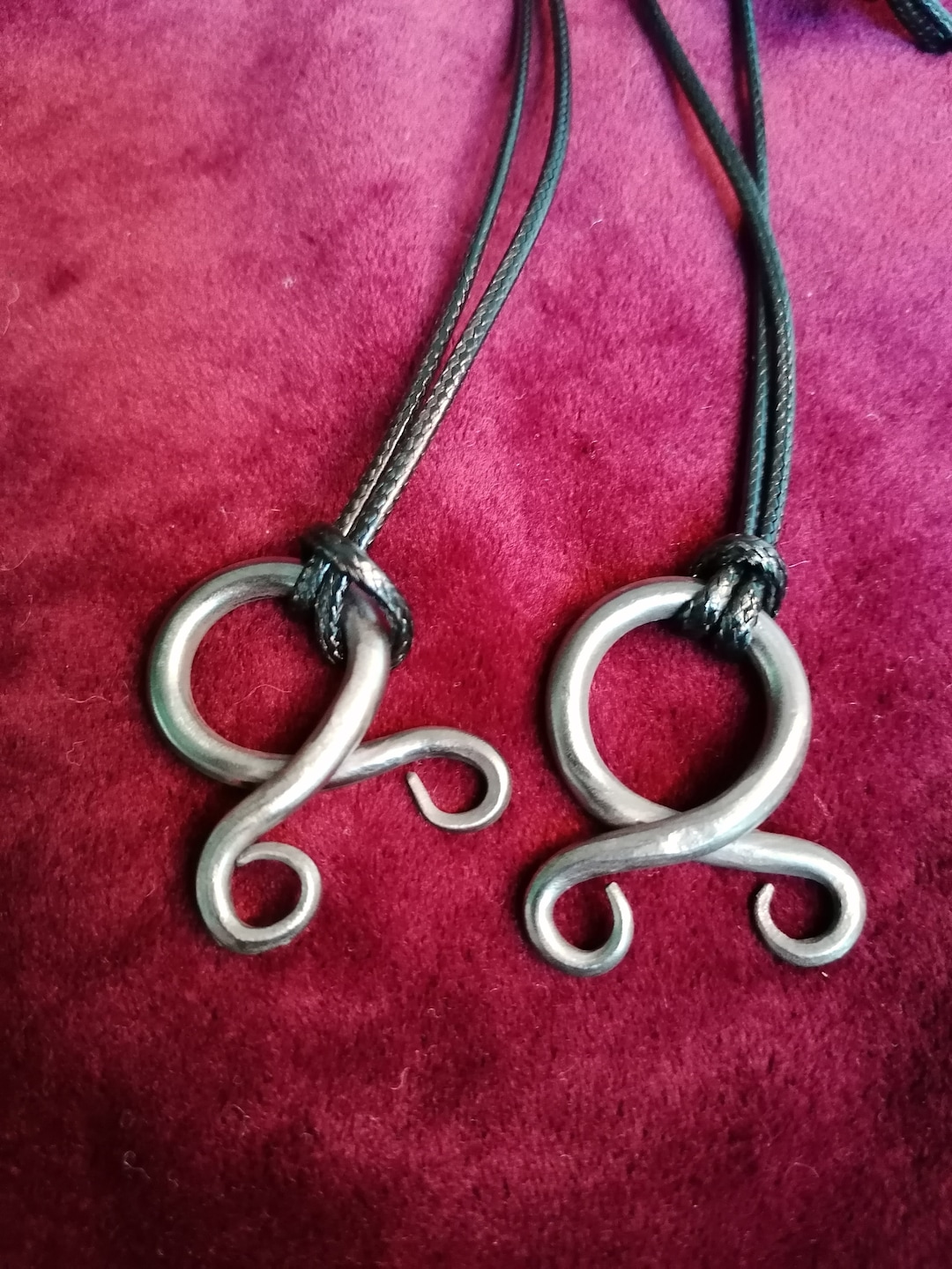 Hand Forged Trolls Cross Trollkors Necklace Pendant - Lucky Charm ...