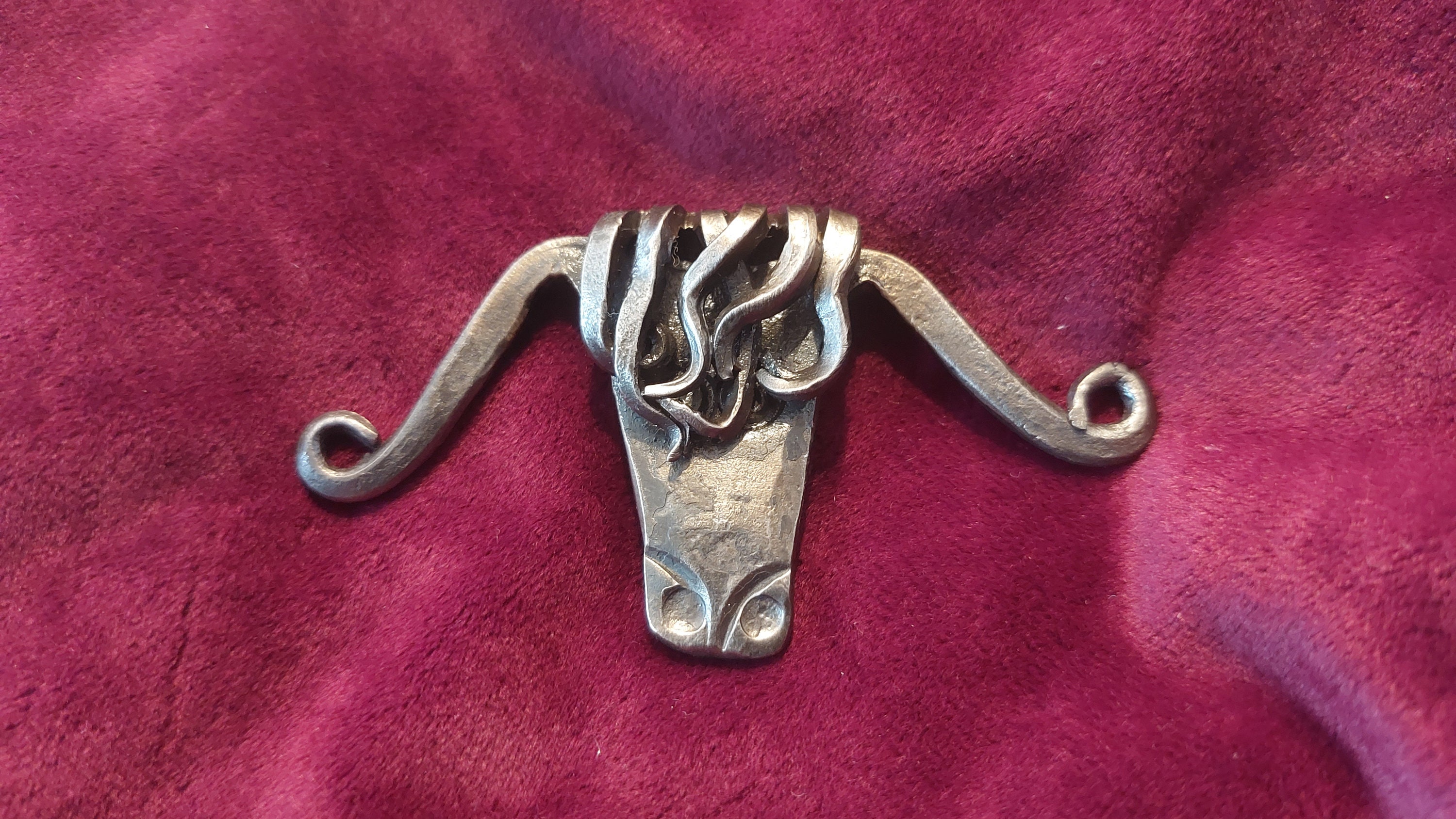 Hand Forged Cow / Steer / Bull / Highland Cow Great as a Keyring - Etsy