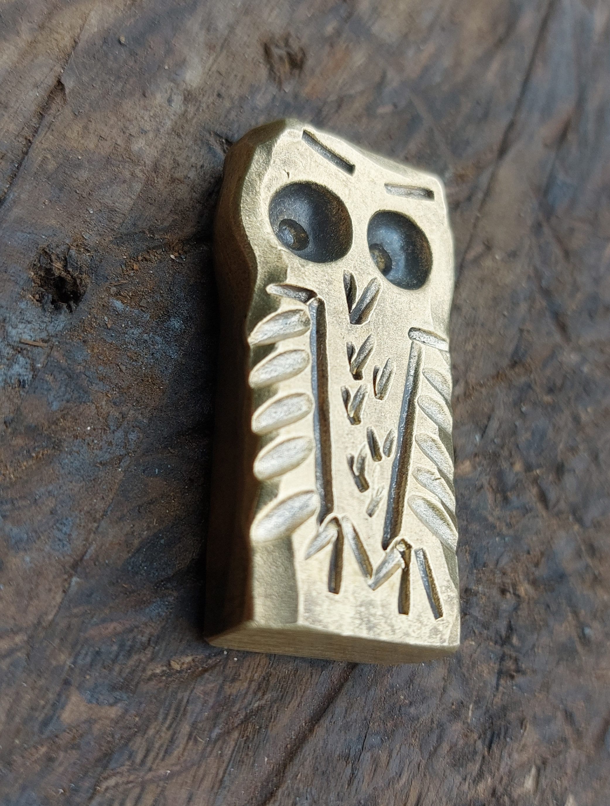 Hand Forged Solid Brass Owl Blacksmith Made, Solid Brass, Gift, Party ...