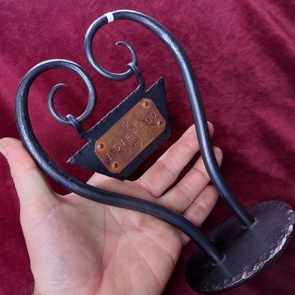 Hand Forged Heart - Etsy