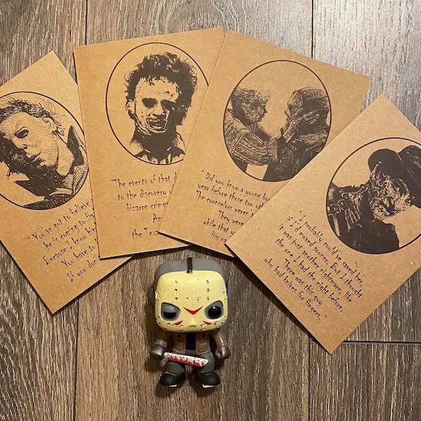 Leatherface Birthday Card - Etsy Canada