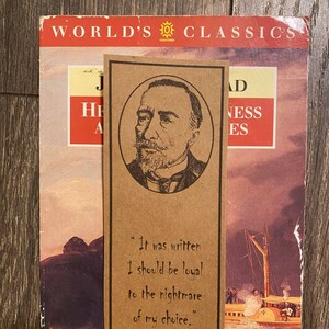 Classics Author Bookmark Set/art Print Bookmarks/herman Melville/joseph ...