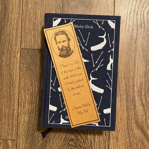 Classics Author Bookmark Set/art Print Bookmarks/herman Melville/joseph ...