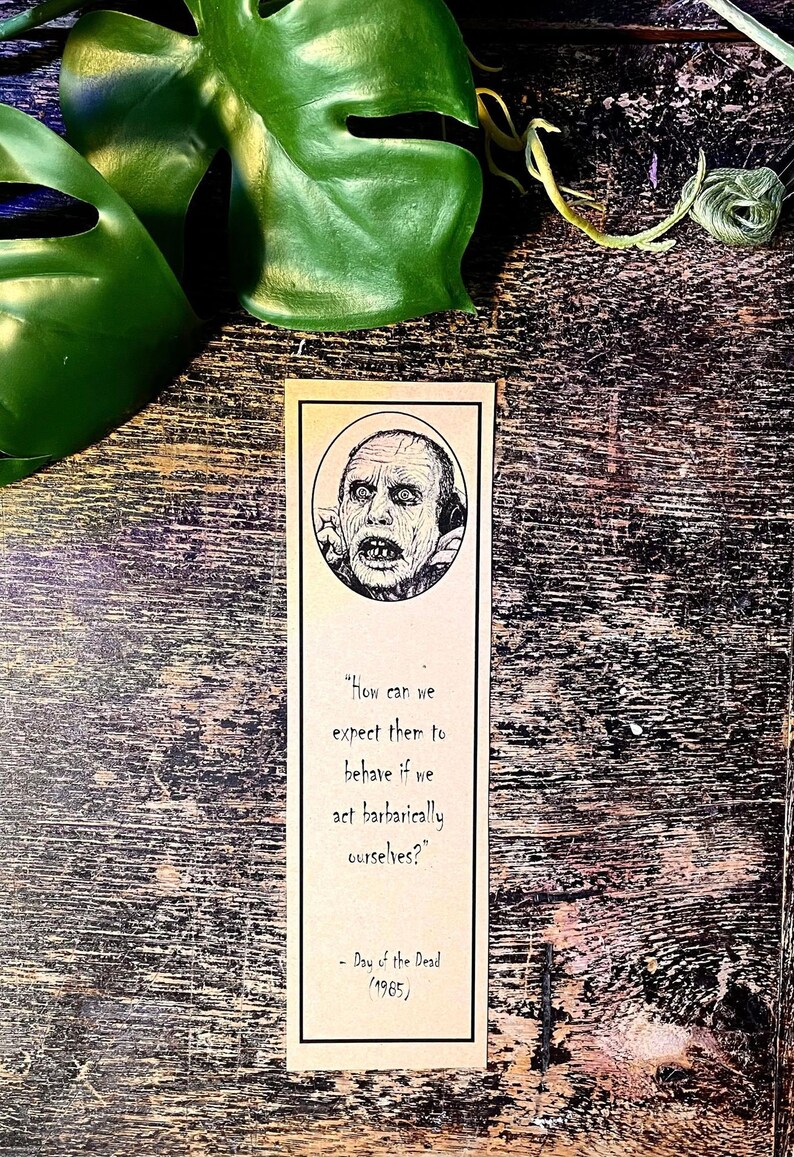Zombie Bookmark Set of 3/original Art Print Bookmarks - Etsy