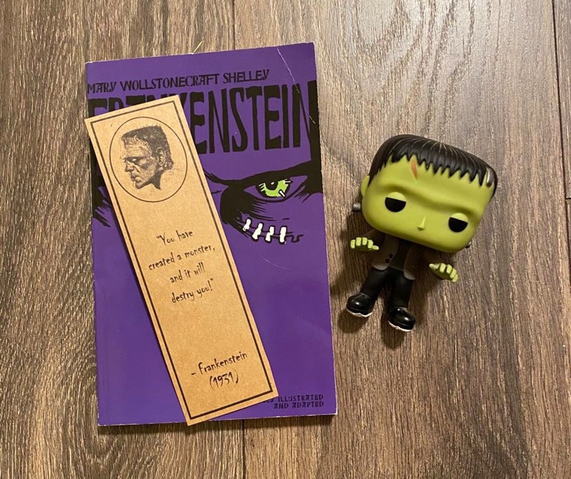 Universal Monsters Bookmark Set of 3/original Art Print - Etsy