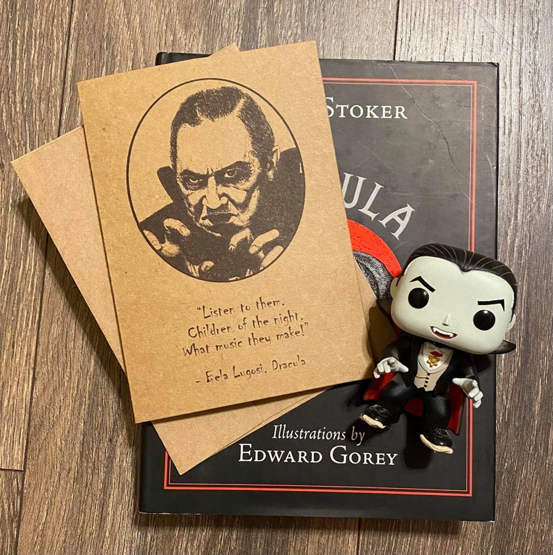 Universal Monsters Greeting Card Set of 3/original Art Print - Etsy