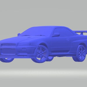 Nissan Skyline GTR R34 File Stl 3D Model for CNC and 3d Printer - Etsy