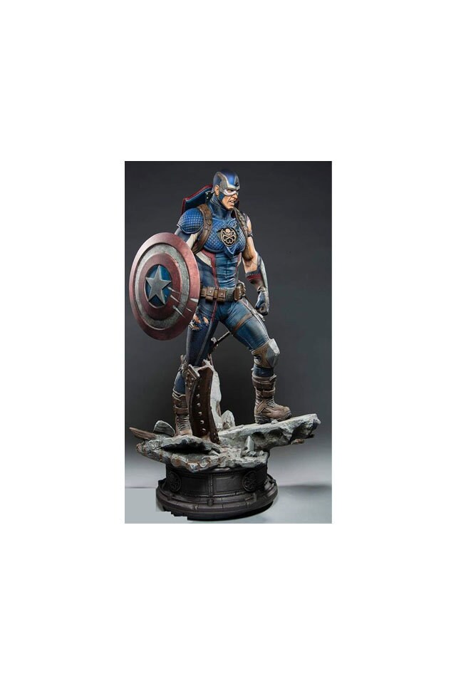 Captain America Marvel 3D Figures 3d Print Stl Files - Etsy