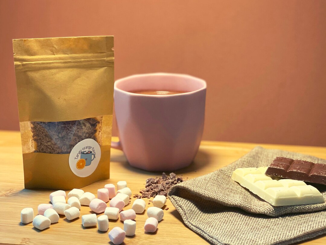 Luxury Orange Flavoured Chocolate Flakes/ Belgian Chocolate/ - Etsy