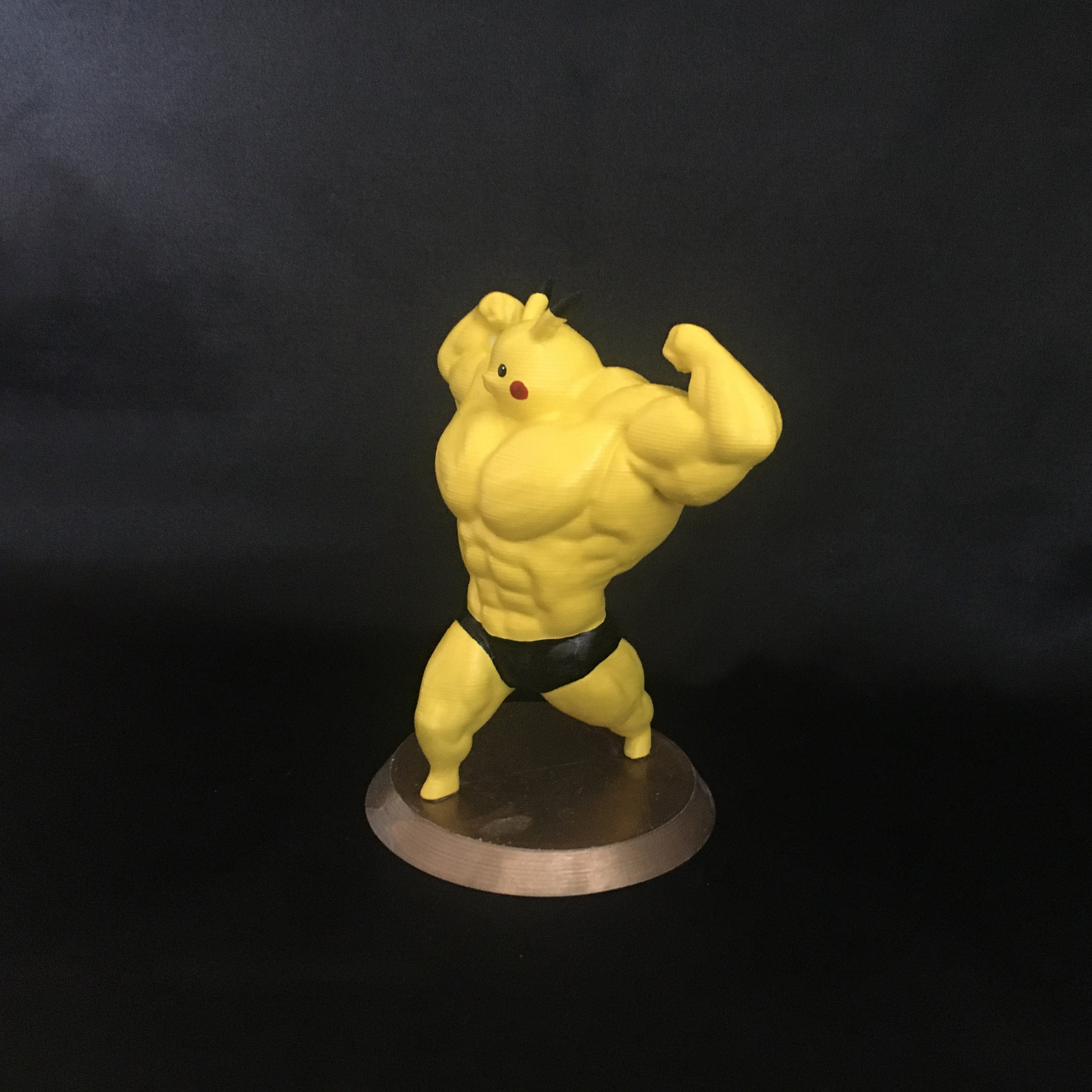 Ultra Swole Pikachu Pikachu Figure Pokemon Statue Ultra Swole Pikachu ...