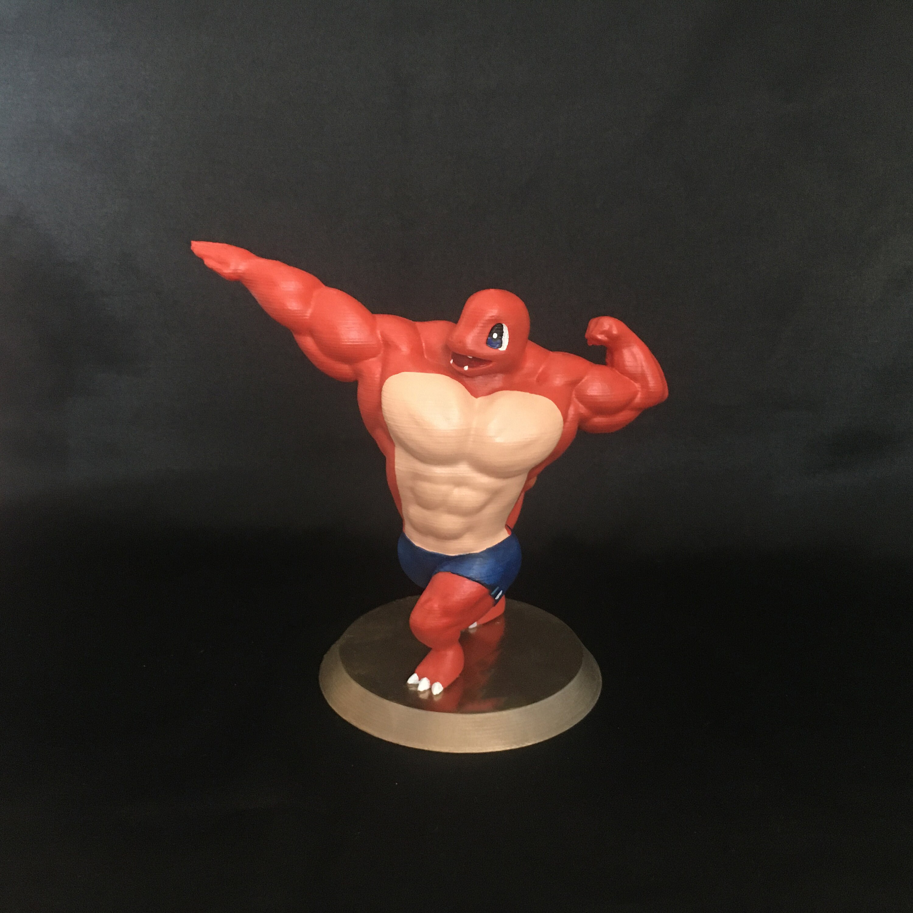 Ultra Swole Charmander Pokemon Figure Ultra Swole - Etsy