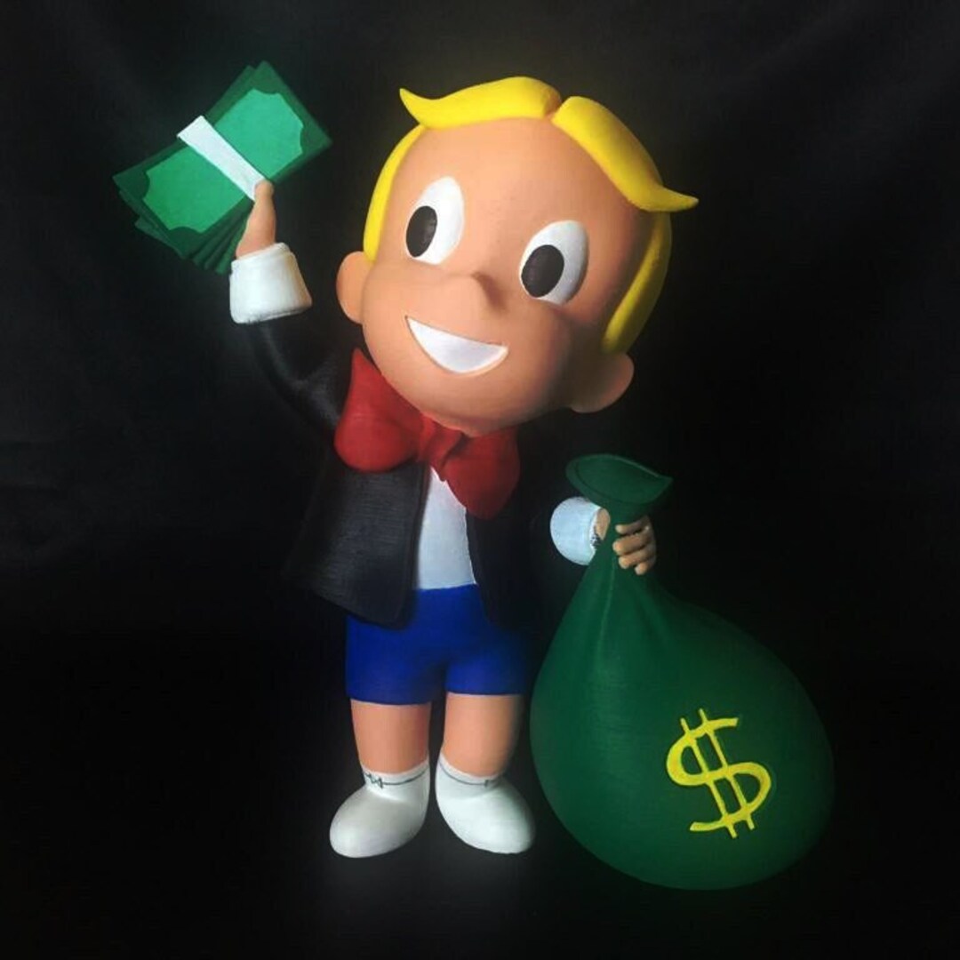 Richie Rich | Richie Rich Figure | Richie Rich Holding Money | Richie ...