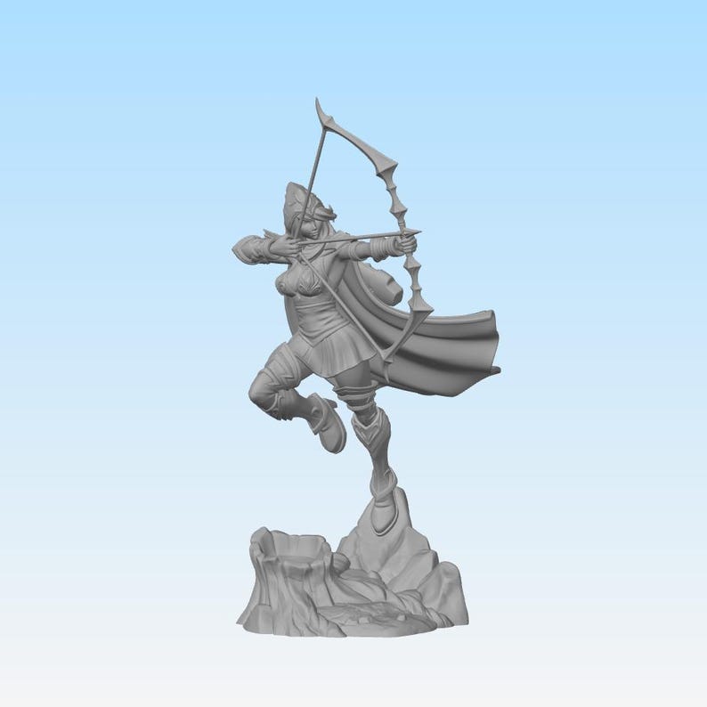 Ashe Figure | League of Legend Statue | Ashe Statue | Arcane Figure ...