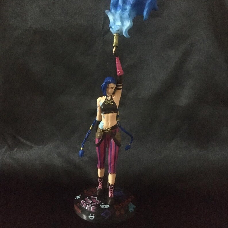 Arcane Jinx Figure League of Legend Jinx Figure Jinx - Etsy