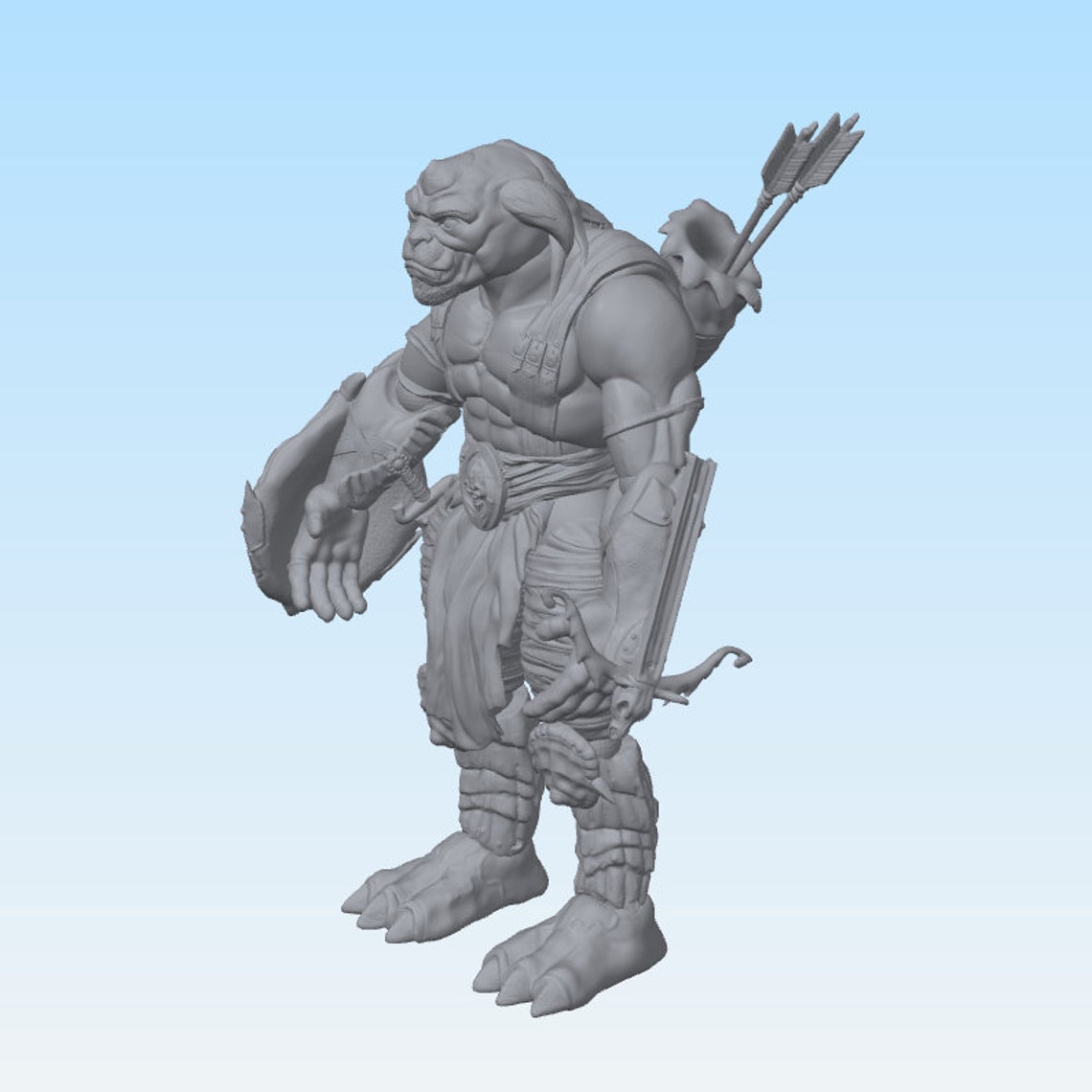 Small Soldiers Gorgonite Archer | Archer Figure | Small Soldiers Figure ...