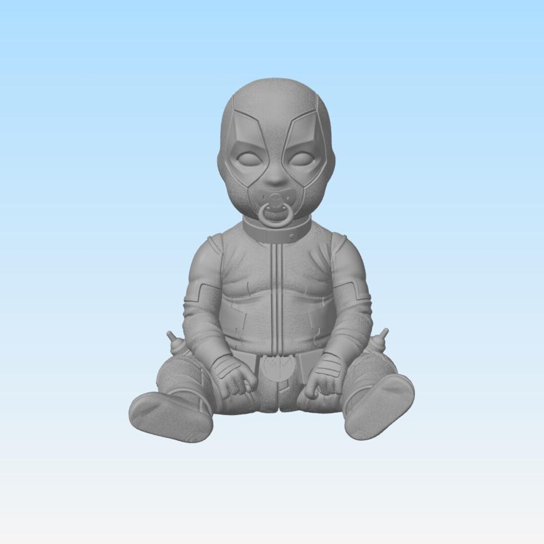 Baby Deadpool Statue | Deadpool Figure | Deadpool Vs Wolverine Figure ...