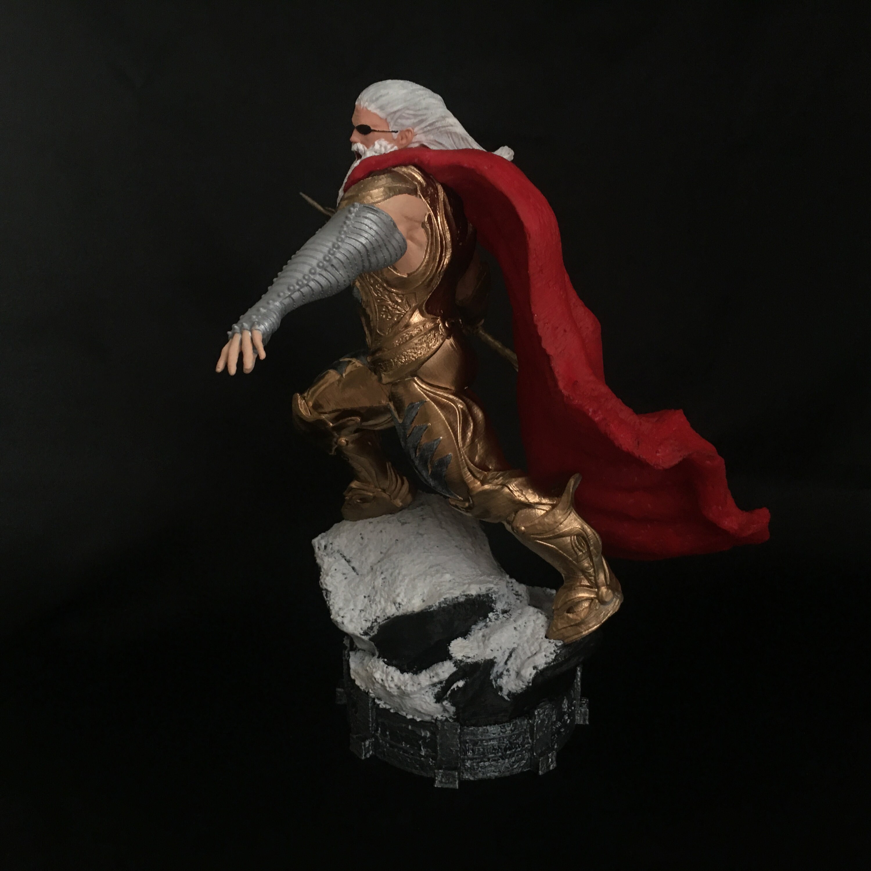 Odin Odin Statue Odin Figure Old Thor Figure Vikings King of Asgard ...