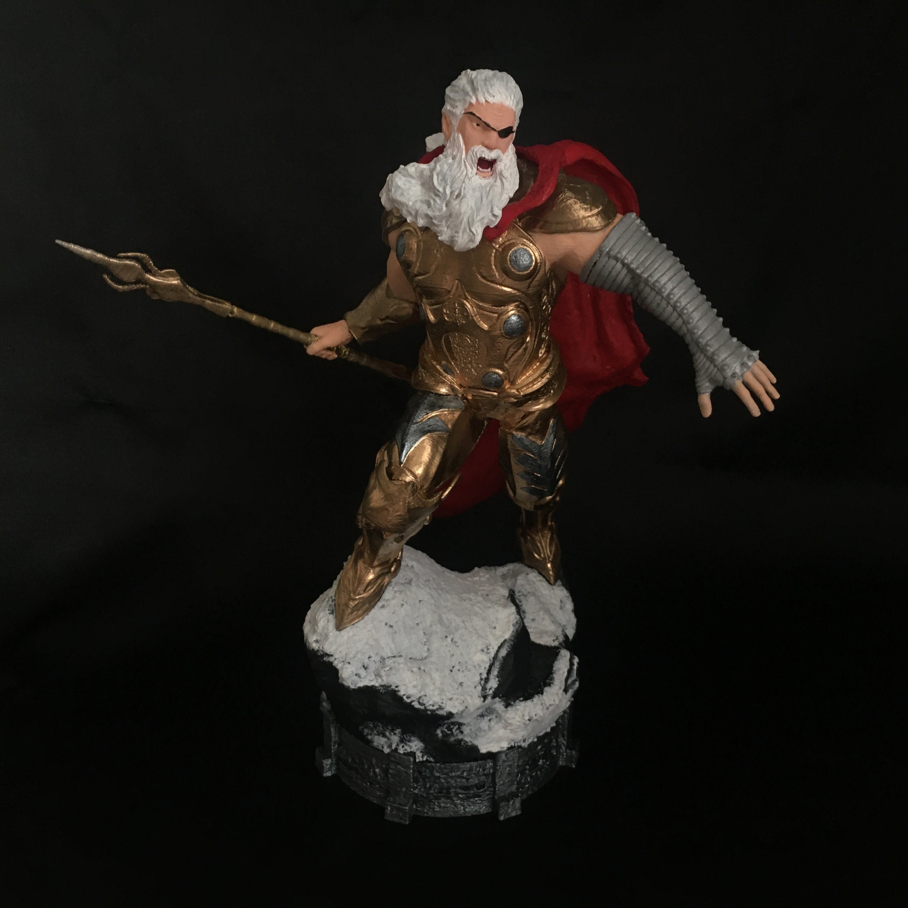 Odin Odin Statue Odin Figure Old Thor Figure Vikings King of Asgard ...