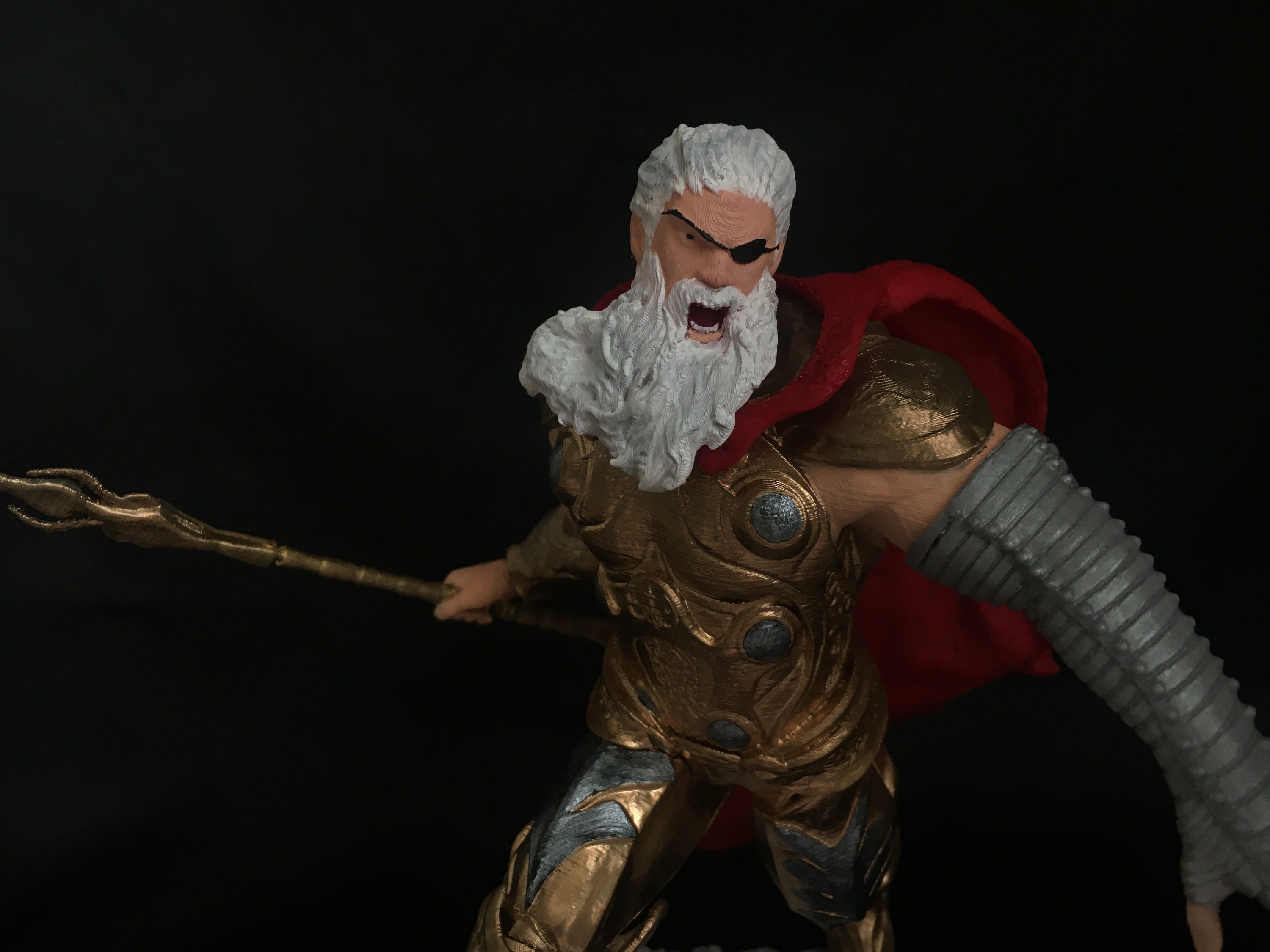 Odin Odin Statue Odin Figure Old Thor Figure Vikings King of Asgard ...