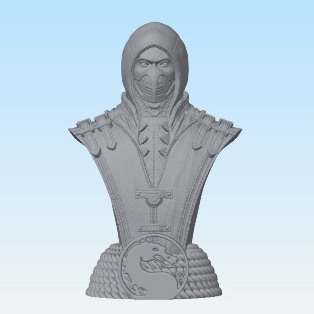 Mortal Kombat Scorpion | Scorpion Bust | Scorpion Figure | Mortal ...