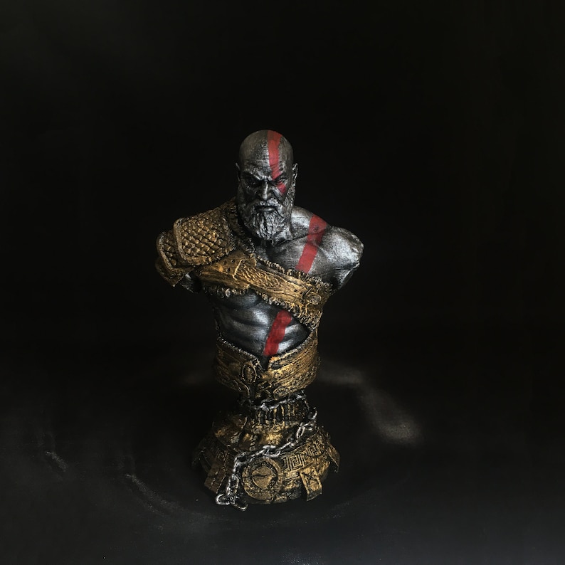 Kratos Kratos Bust God of War Bust Kratos Figure God of War Figure ...