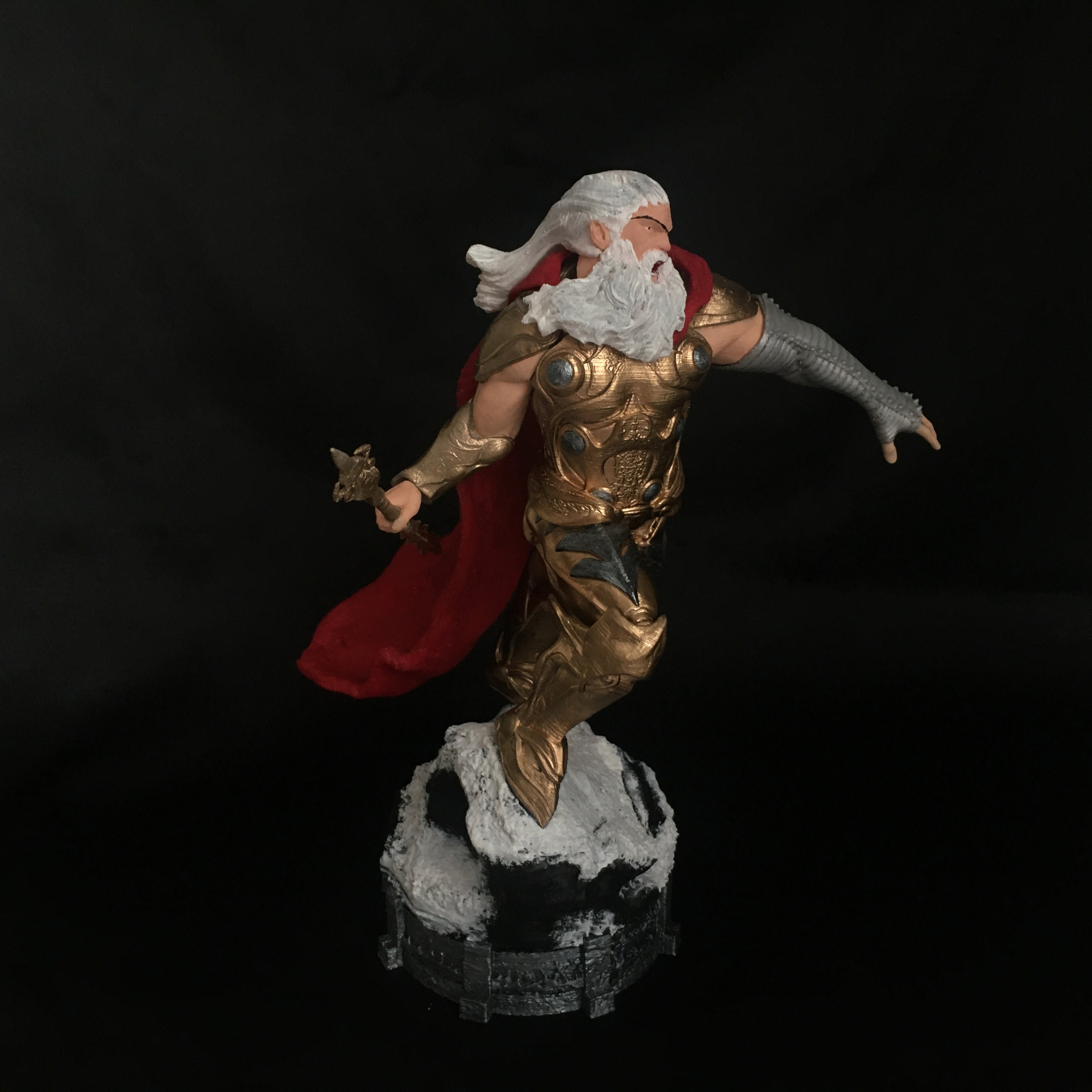 Odin Odin Statue Odin Figure Old Thor Figure Vikings King of Asgard ...