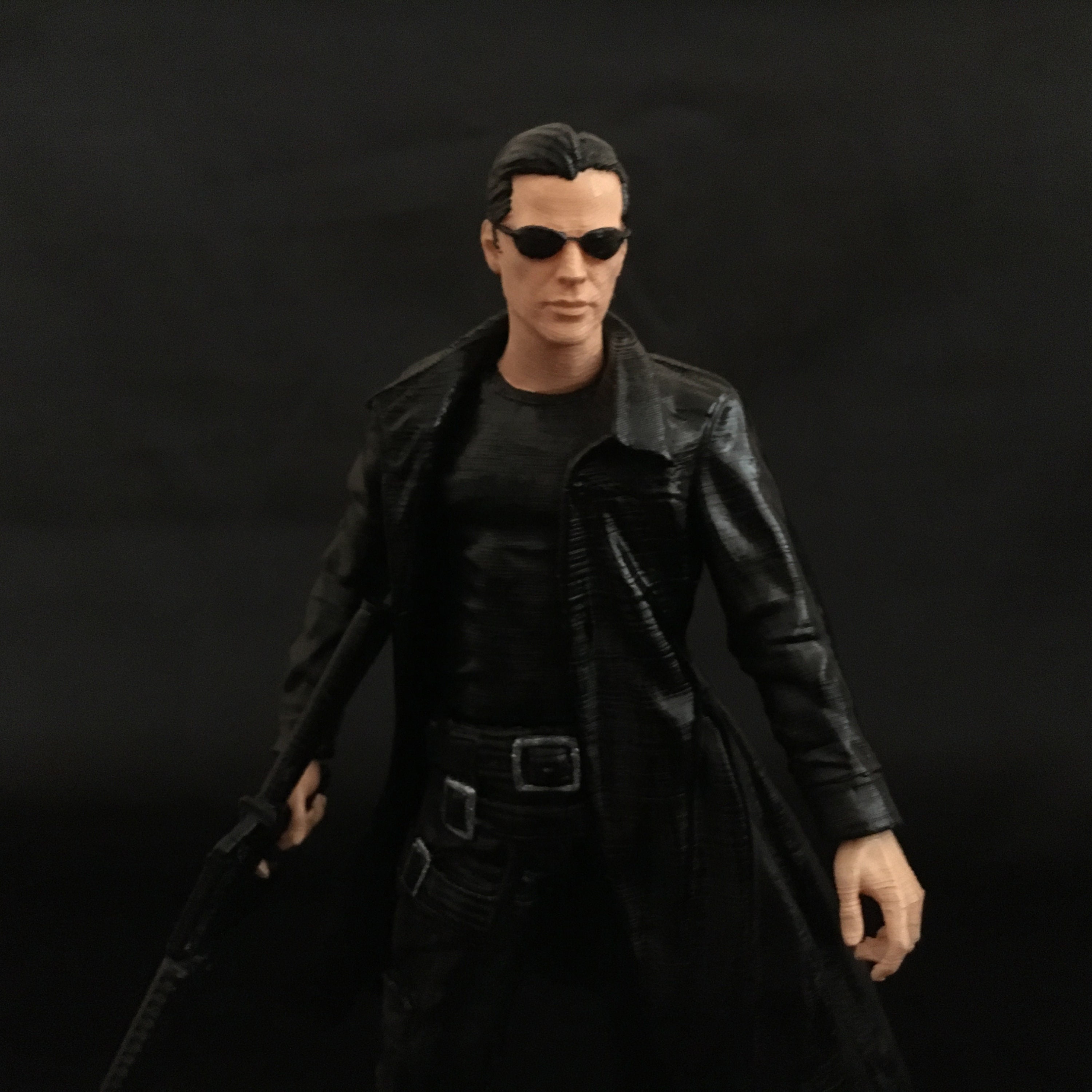 Matrix Neo Figure Matrix Statue Keanu Reeves Statue Matrix Reloaded ...