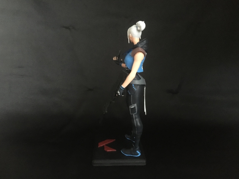 Valorant Jett Figure Jett Statue Valorant Game Decor Custom Action ...