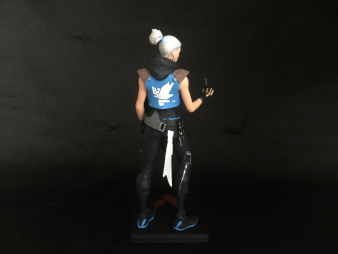 Valorant Jett Figure Jett Statue Valorant Game Decor Custom Action ...