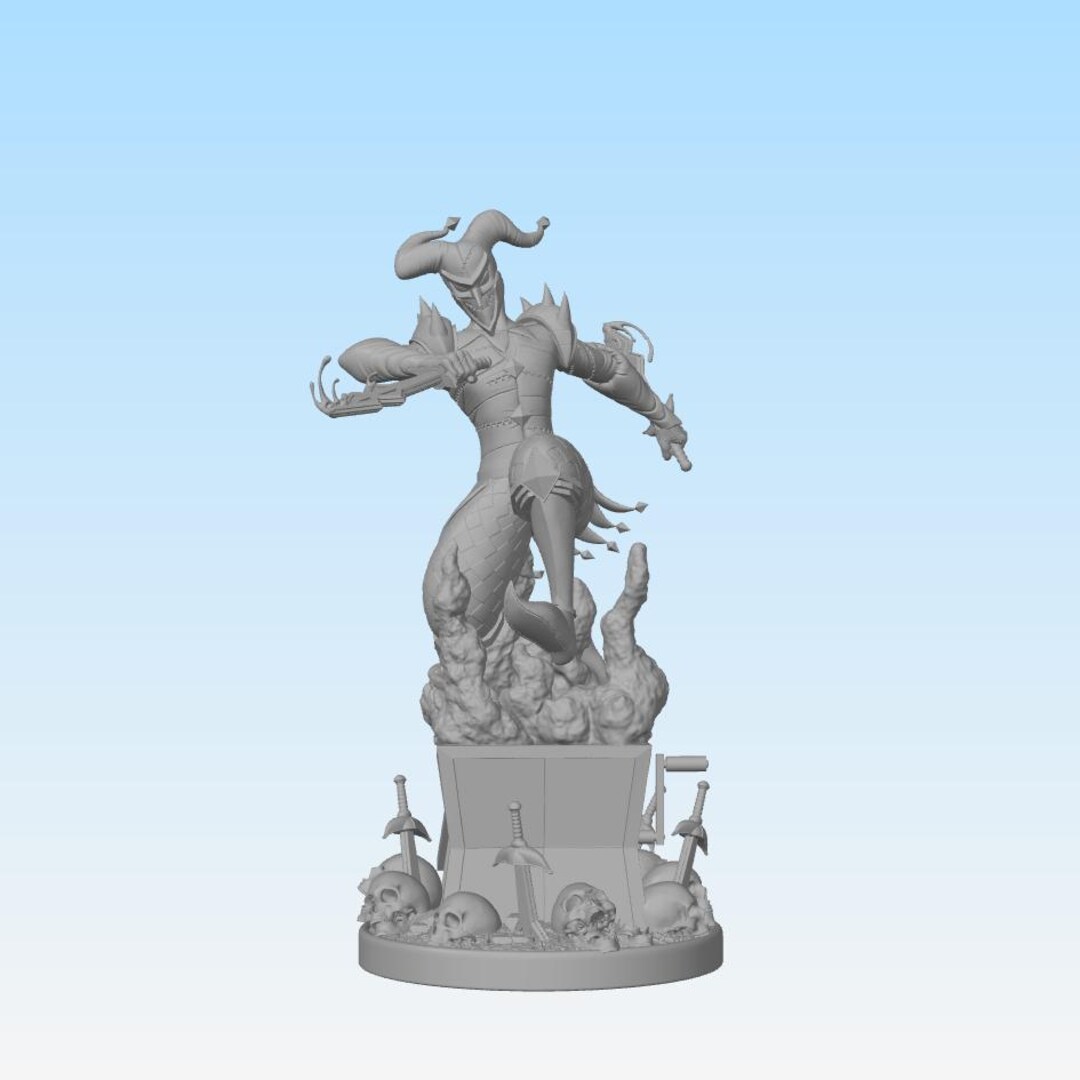 Shaco Figure | League of Legend Statue | Shaco Statue | Arcane Figure ...