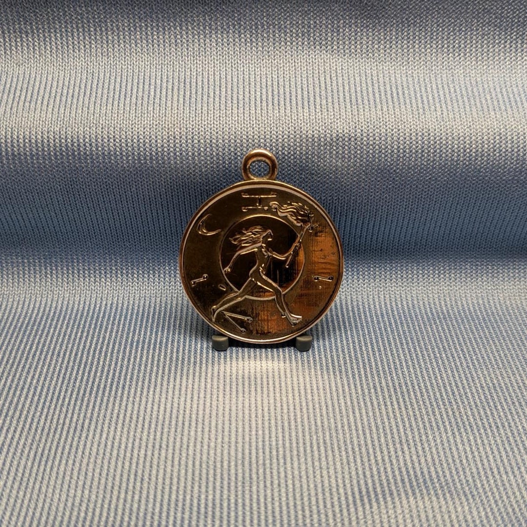 Torch-bearing Diana (moon in Cancer Astrological Talisman) - Etsy