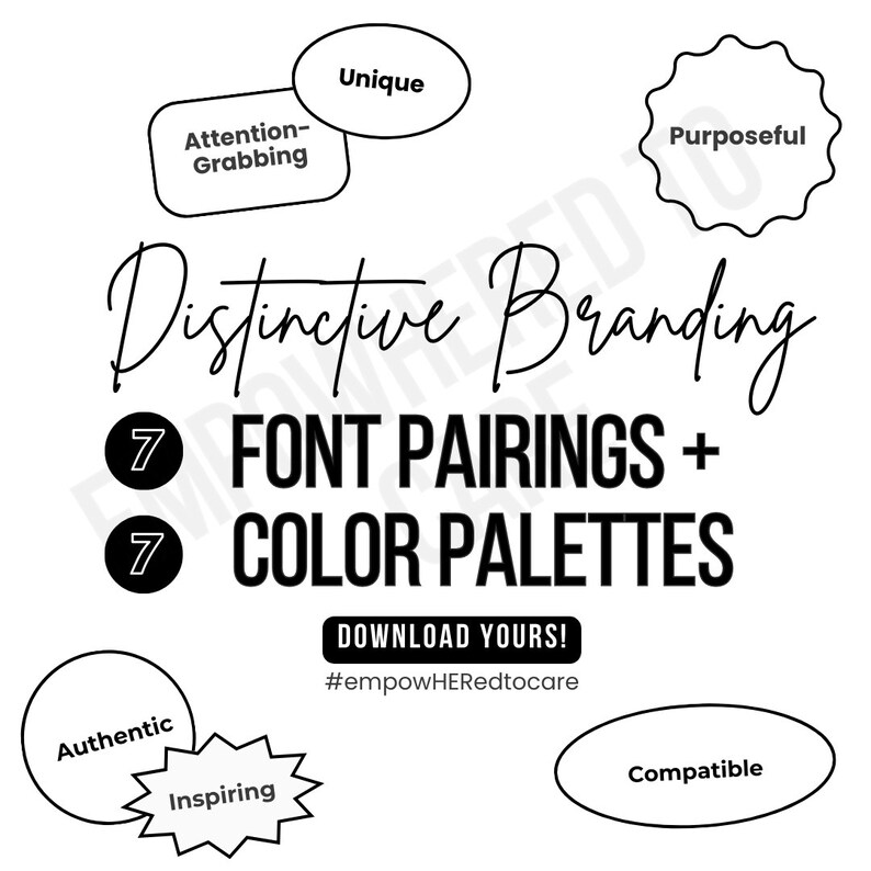 Distinctive Branding: Font Pairings and Color Palettes for ...