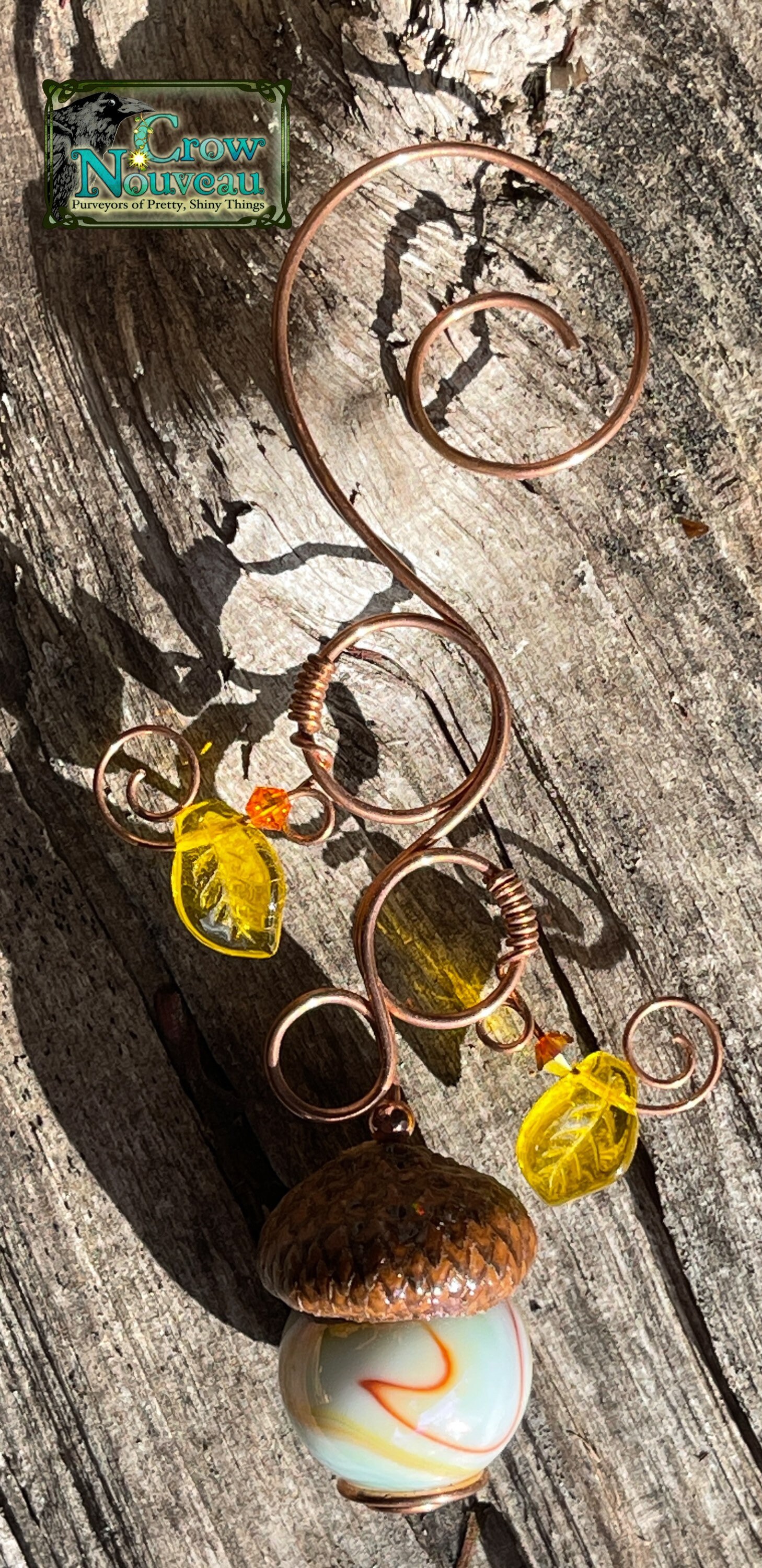 Medium Acorn Opalescent Phoenix M1 - Etsy