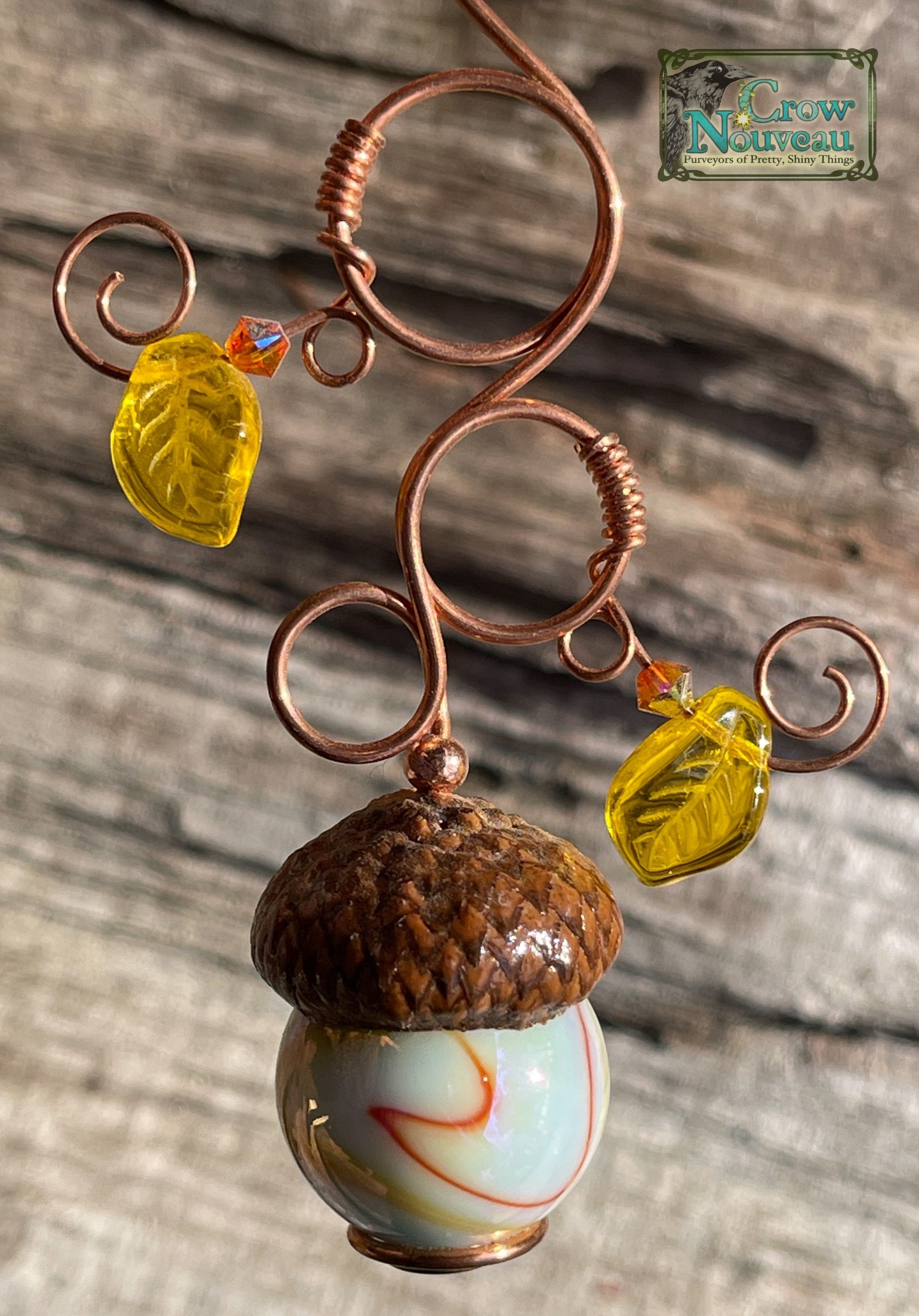 Medium Acorn Opalescent Phoenix M1 - Etsy