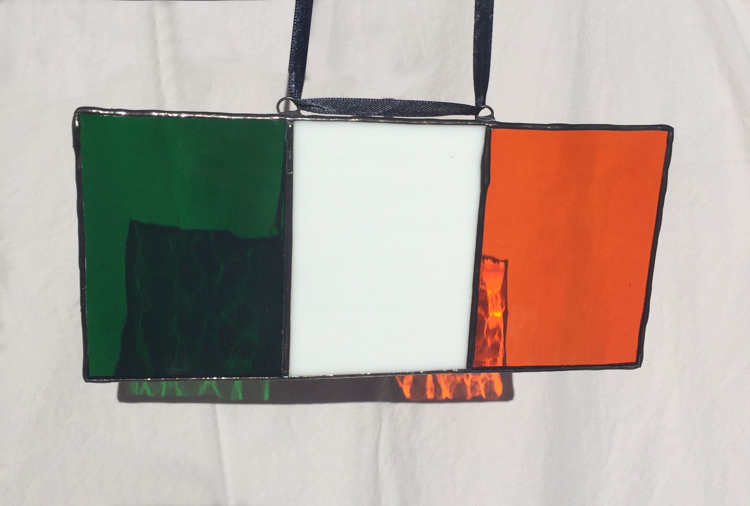 Irish Flag Stained Glass Suncatcher - Etsy