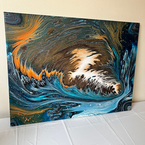 Fluid Acrylic - Etsy
