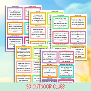 Summer Scavenger Hunt for Kids, Summertime Games, Outdoor Activity ...