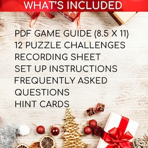 Christmas Escape Room for Kids | Christmas Escape Room Kit | Escape ...