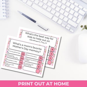 Mothers Day Friendly Feud, Family Game Night, Mothers Day Trivia Game ...