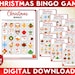 Printable Christmas Bingo Game, Instant Digital Download, 30 Unique ...