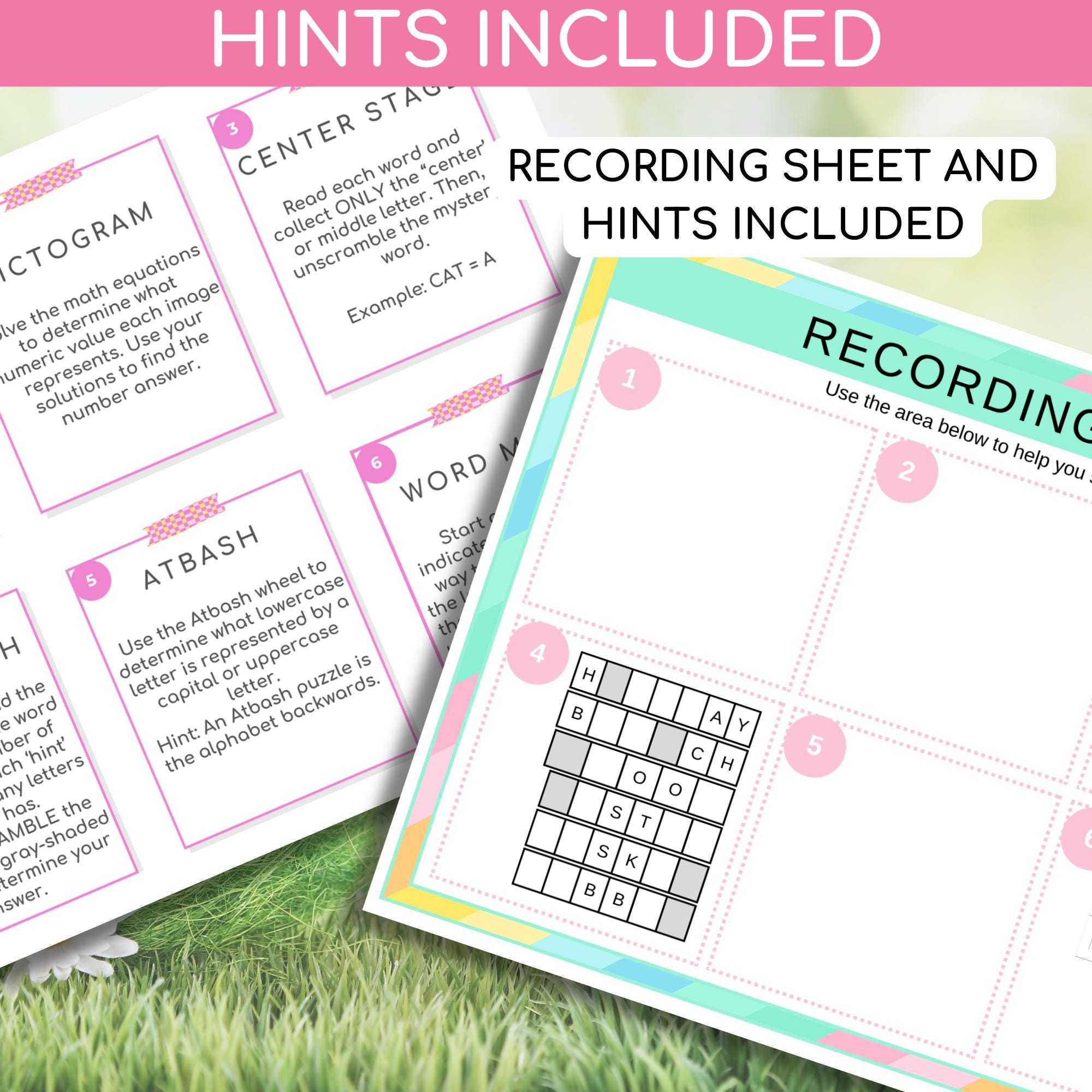 Easter Escape Room for Kids | Printable Puzzle Game | Family Fun ...